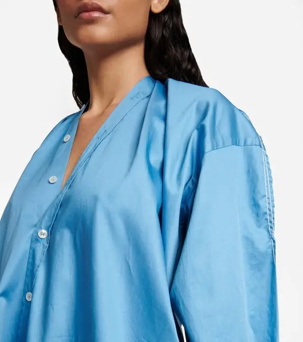 MAISON MARGIELA Cotton Midi Shirt Dress