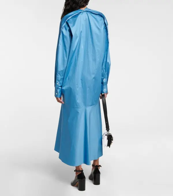 MAISON MARGIELA Cotton Midi Shirt Dress