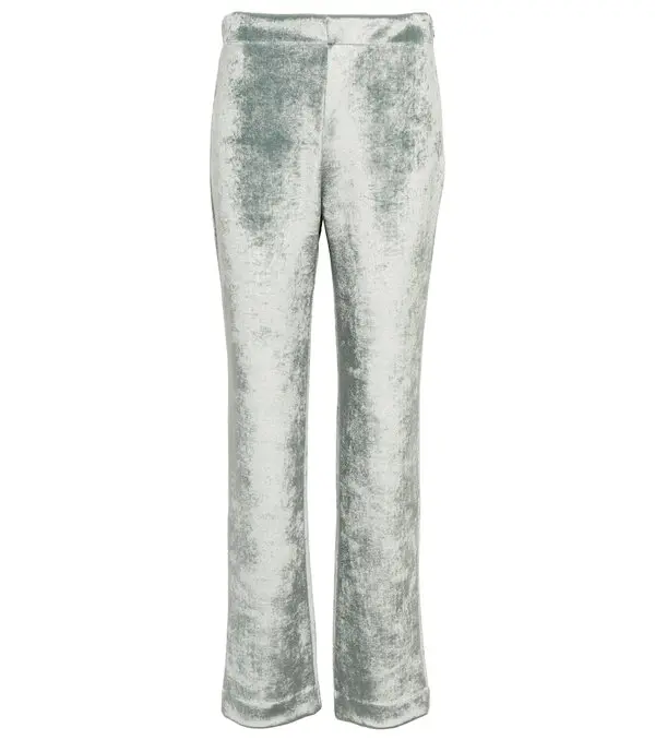 JIL SANDER Straight-leg Wool-blend Pants