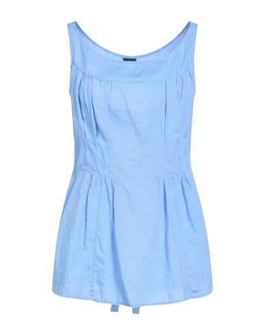 Aspesi Sleeveless Peplum Top - Blue