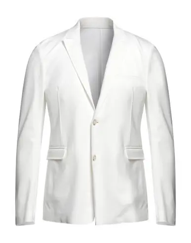 PAOLO PECORA Single-breasted Blazer - White