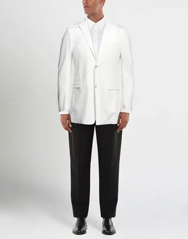 PAOLO PECORA Single-breasted Blazer - White