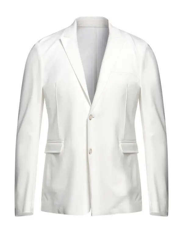 PAOLO PECORA Single-breasted Blazer - White