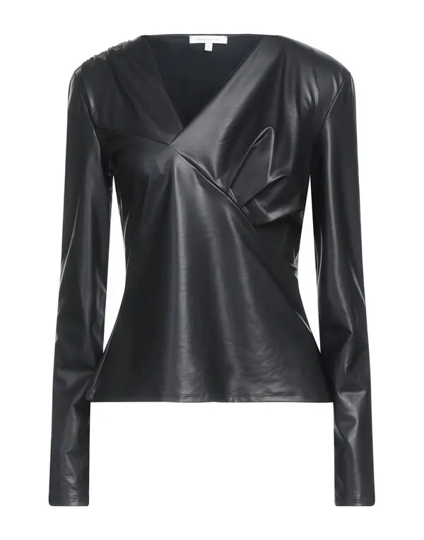 Patrizia Pepe Coated Jersey Top