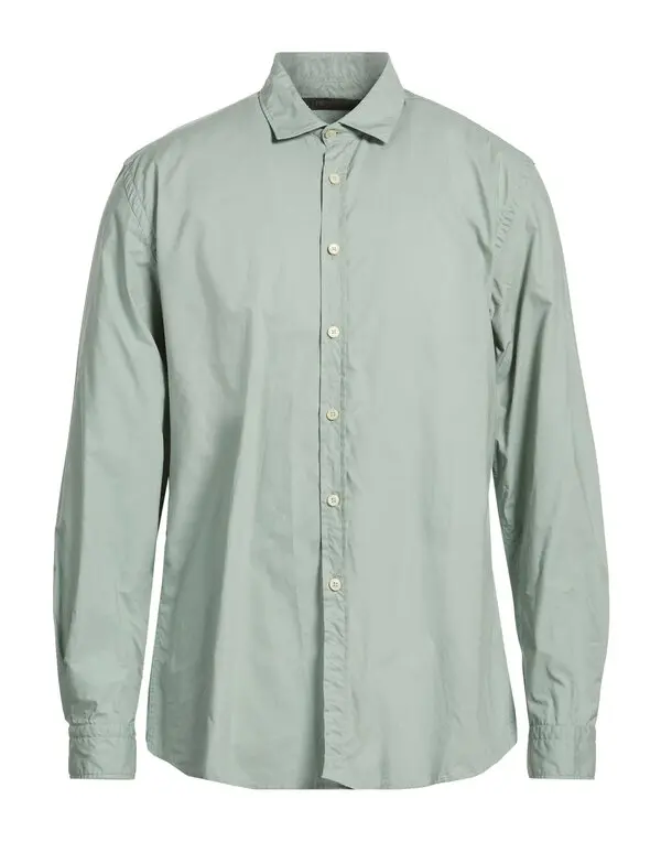 MESSAGERIE Patrizio Piscaglia Shirt Size Cotton - Sage Green