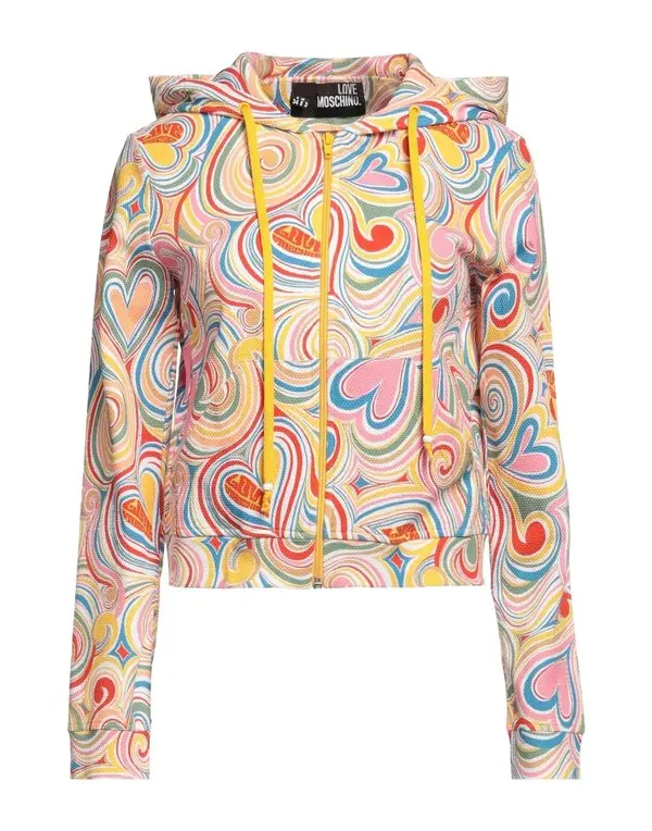 Moschino Sweatshirt Size Cotton, Elastane