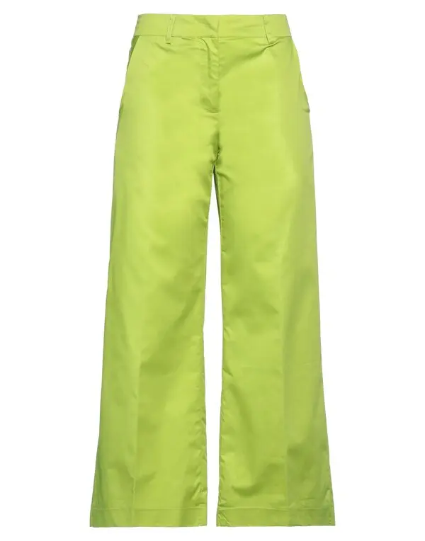 KAOS Flared High-waisted Pants - Green