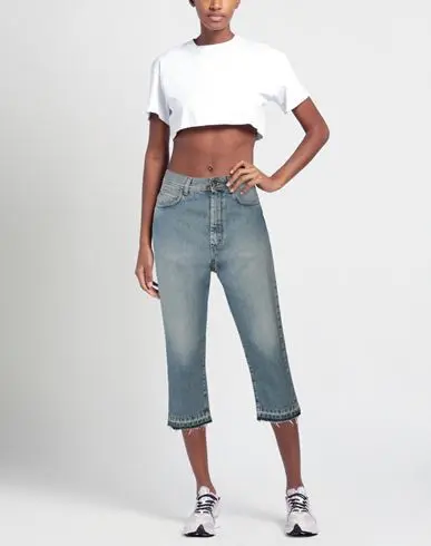 TWINSET High Waisted Straight Leg Jeans
