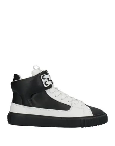 Just Cavalli Leather High-top Sneakers - White