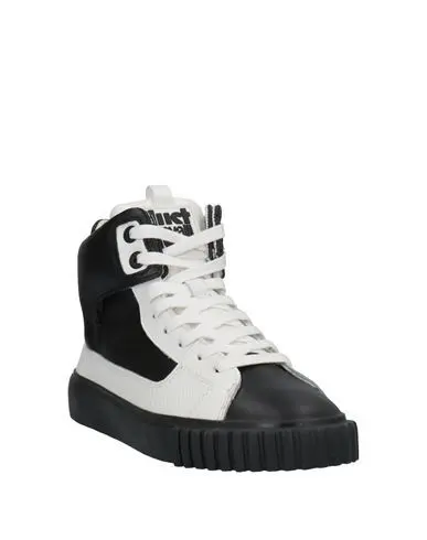 Just Cavalli Leather High-top Sneakers - White