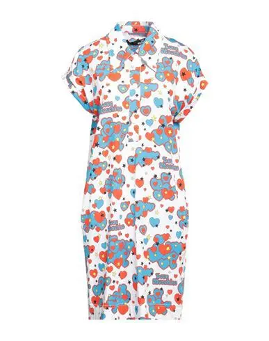 Moschino Printed Shirt Dress - Orange