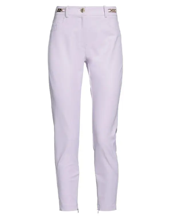 Elisabetta Franchi Tapered Twill Pants - Purple