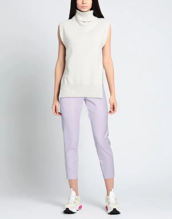 Elisabetta Franchi Tapered Twill Pants - Purple