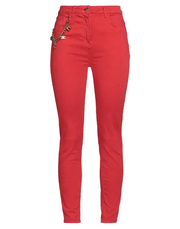 Elisabetta Franchi Cotton-blend Tapered Jeans