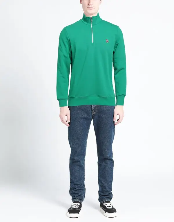 Paul Smith Sweatshirt In Organic Cotton - Green