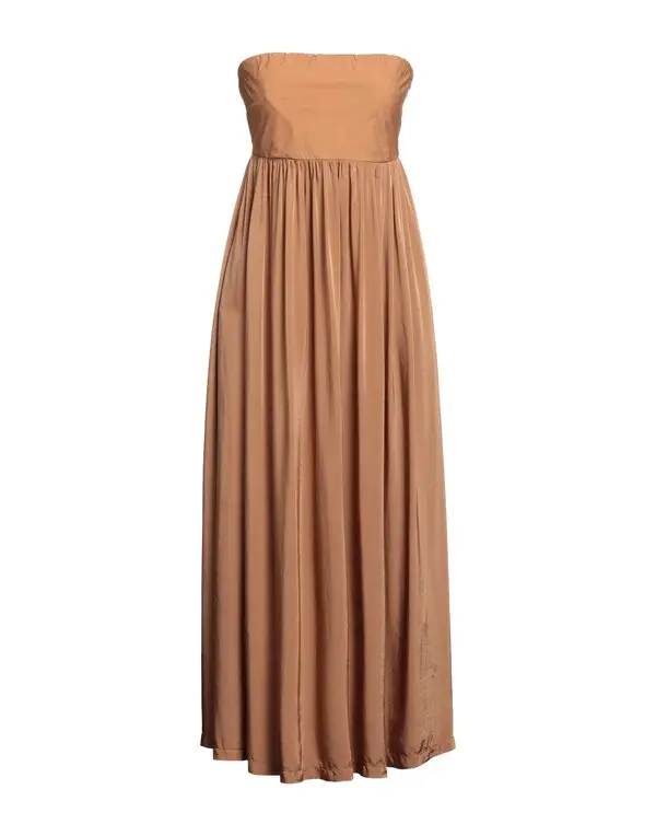 ALESSIA SANTI Midi Dress Viscose Blend - Camel