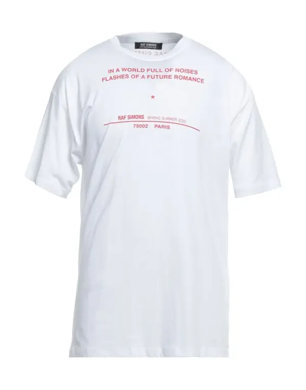 Raf Simons T-shirt Size Cotton - White
