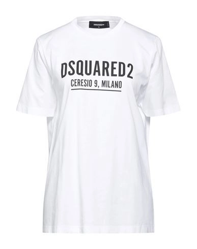 Dsquared2 Printed Cotton T-shirt - White