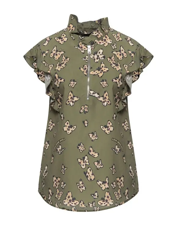 Moschino Ruched Top - Green