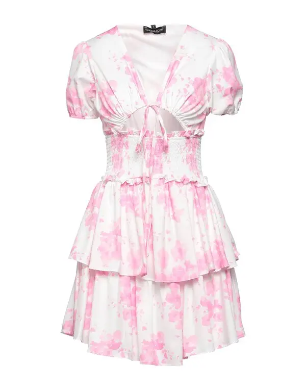 VANESSA SCOTT Mini Circle Dress - Pink
