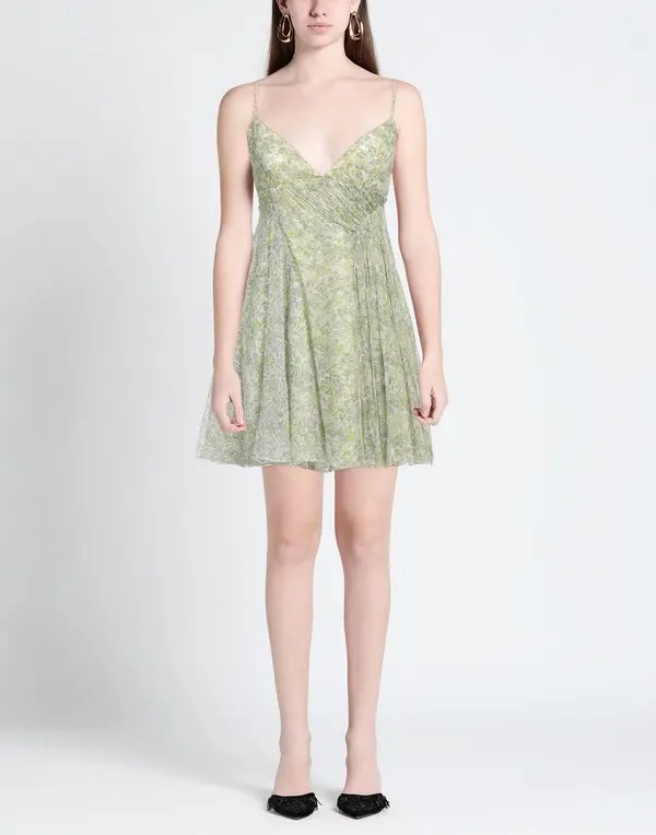 GIOVANNI BEDIN Silk Floral-print Mini Dress