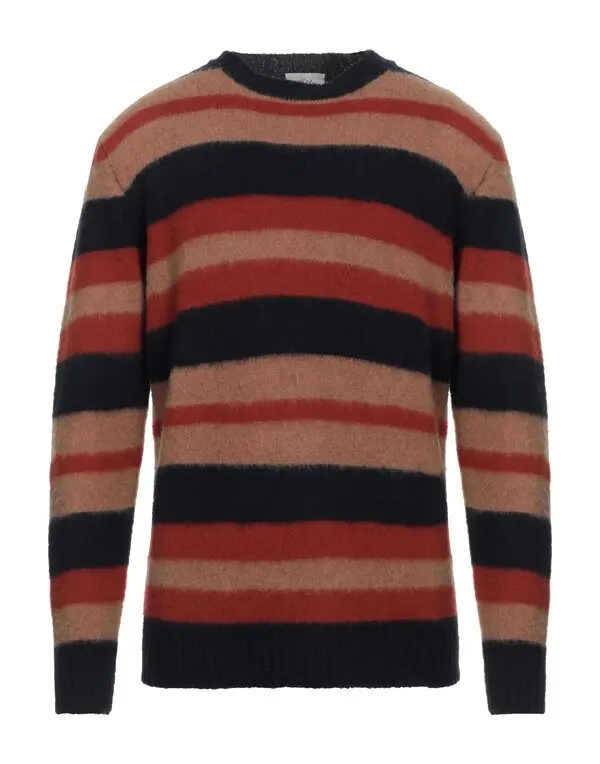 Altea Striped Virgin Wool Sweater - Blue