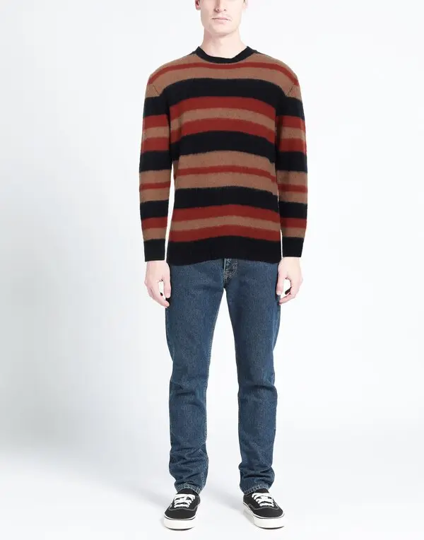 Altea Striped Virgin Wool Sweater - Blue
