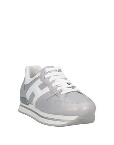 Hogan Leather Low-top Sneakers - Silver