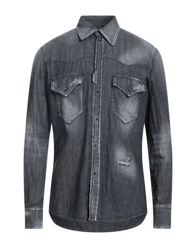 Dsquared2 Denim Shirt Size Cotton - Grey
