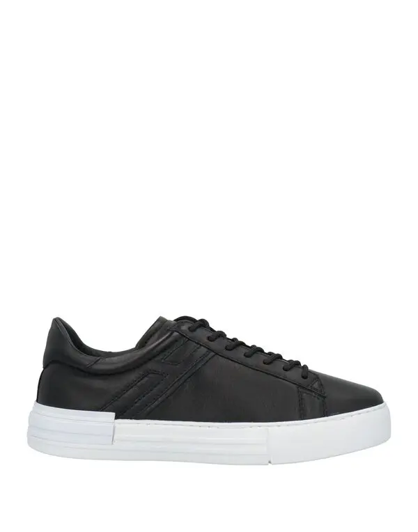 Hogan Soft Leather Sneakers - Black
