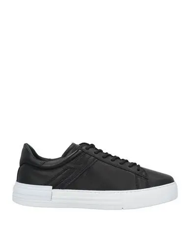 Hogan Soft Leather Sneakers - Black