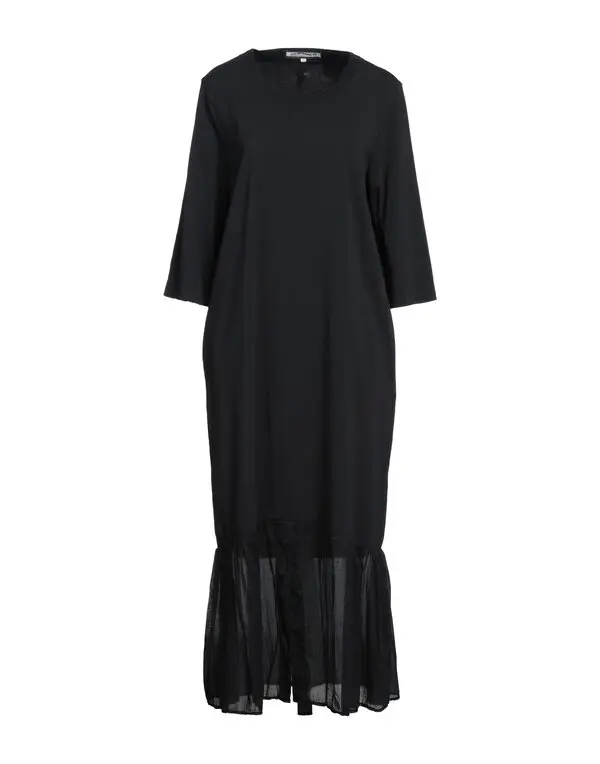 European Culture Cotton Elastane Midi Dress