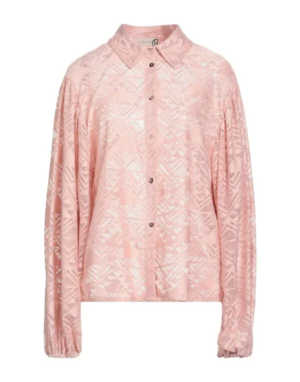 HAVEONE Lace Shirt - Pink