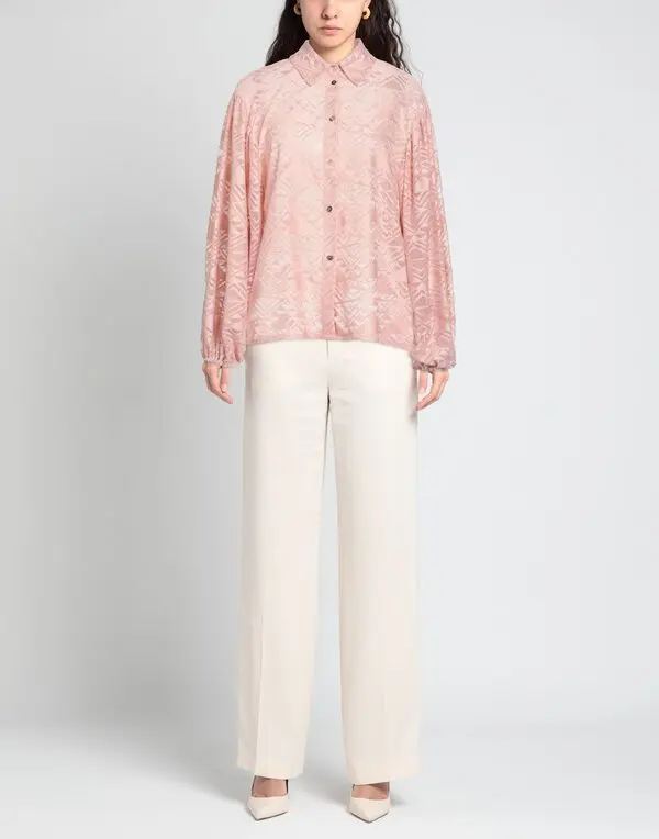 HAVEONE Lace Shirt - Pink