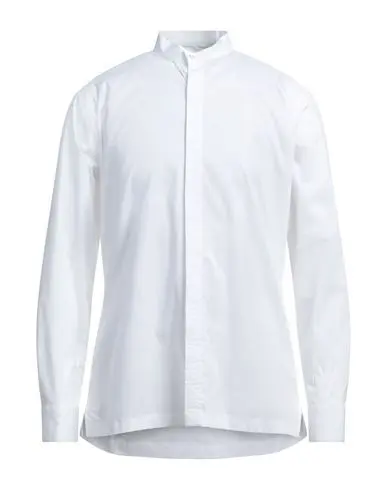 PAOLO PECORA Shirt Size Cotton, Elastane - White