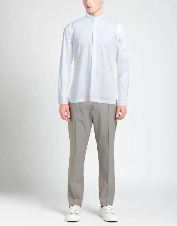 PAOLO PECORA Shirt Size Cotton, Elastane - White