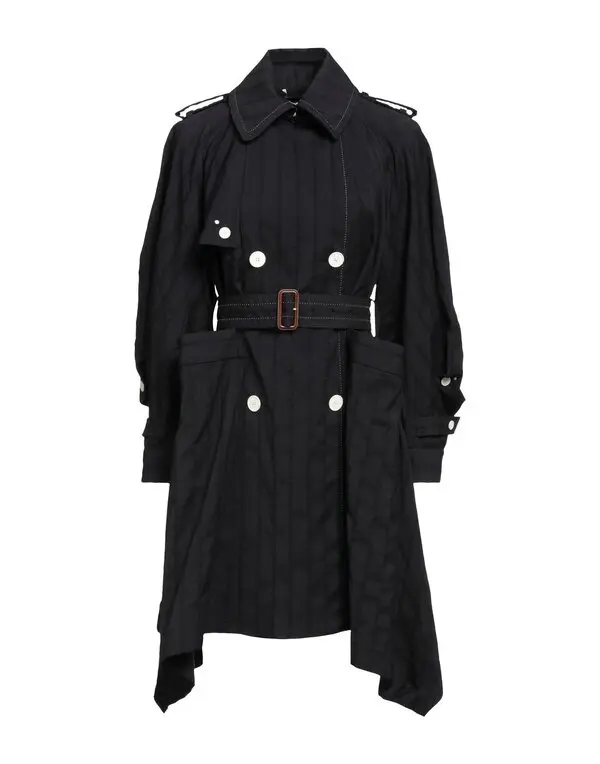 High Overcoat & Trench Coat - Blue