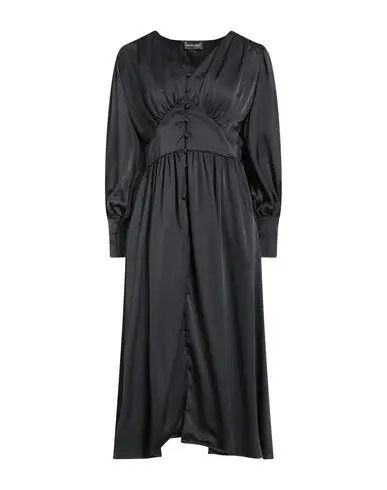 VANESSA SCOTT Midi Shirt Dress - Black