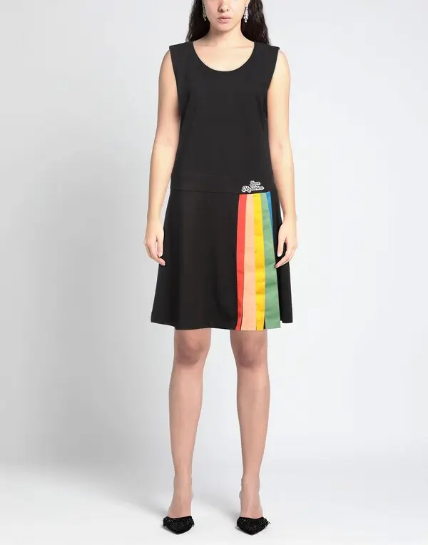 Moschino Striped T-shirt Midi Dress - Black
