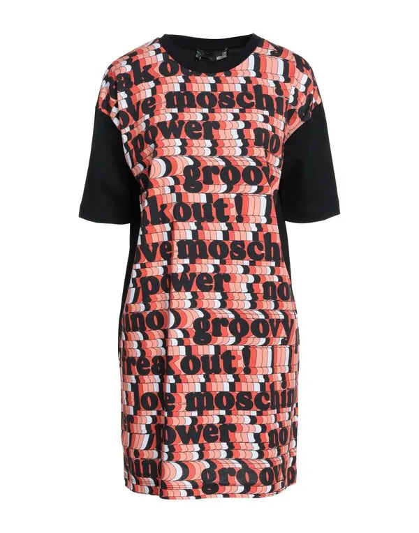 Moschino Printed T-shirt Mini Dress