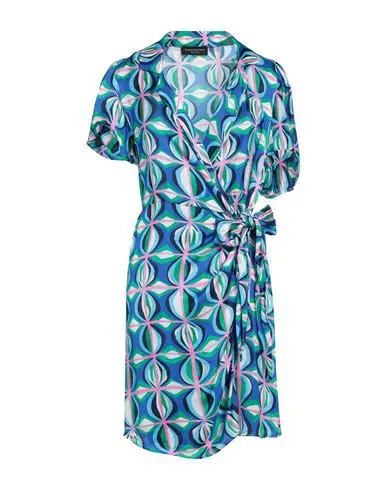 ANGELA MELE MILANO Mini Viscose Wrap Dress