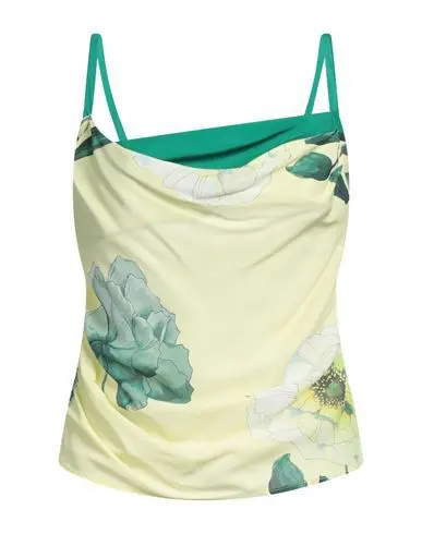 Pinko Floral-print Viscose Camisole - Yellow