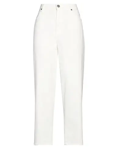 GAËLLE PARIS Tapered High-waisted Jeans - White