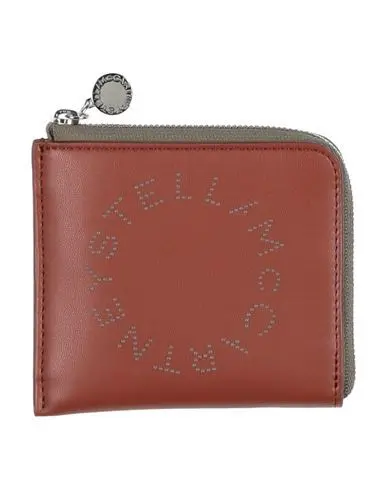 Stella McCartney Wallet Textile Fibers - Brown