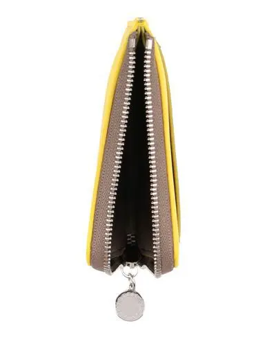 Stella McCartney Wallet Textile Fibers - Yellow