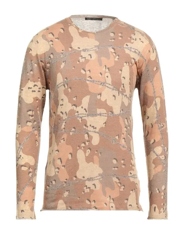 DANIELE ALESSANDRINI Camouflage Sweater - Beige