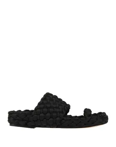 PALOMA BARCELO Textile Fibers Thong Sandals - Black
