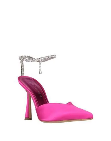 ALDO CASTAGNA Leather Pumps With Crystal Embellishments