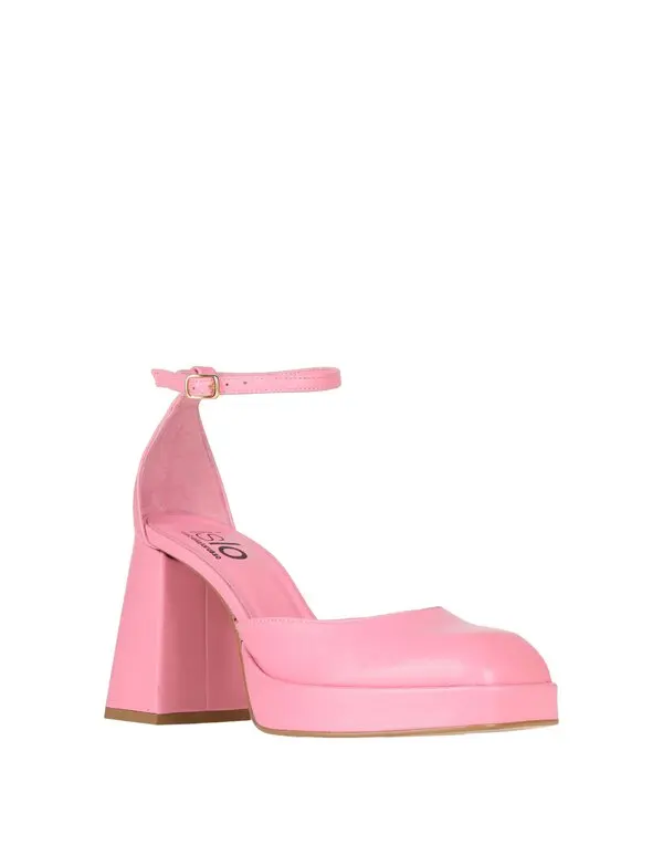 ISLO ISABELLA LORUSSO Leather Pumps With Ankle Strap - Pink