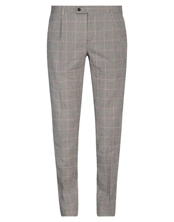 DANIELE ALESSANDRINI Tapered Leg Trousers - Dark Brown